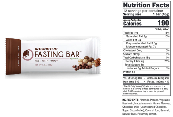 Fast Bar® Nutrition Bar | Plant Based Protein, Rich in Fiber – Prolon Life