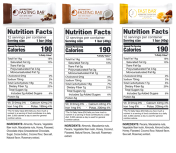 Fast Bar® Nutrition Bar | Plant Based Protein, Rich in Fiber – Prolon Life
